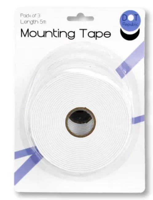 Double Sided 5M Mouting Tape Pack of 3 – Top Party Supplies, Hoppers ...
