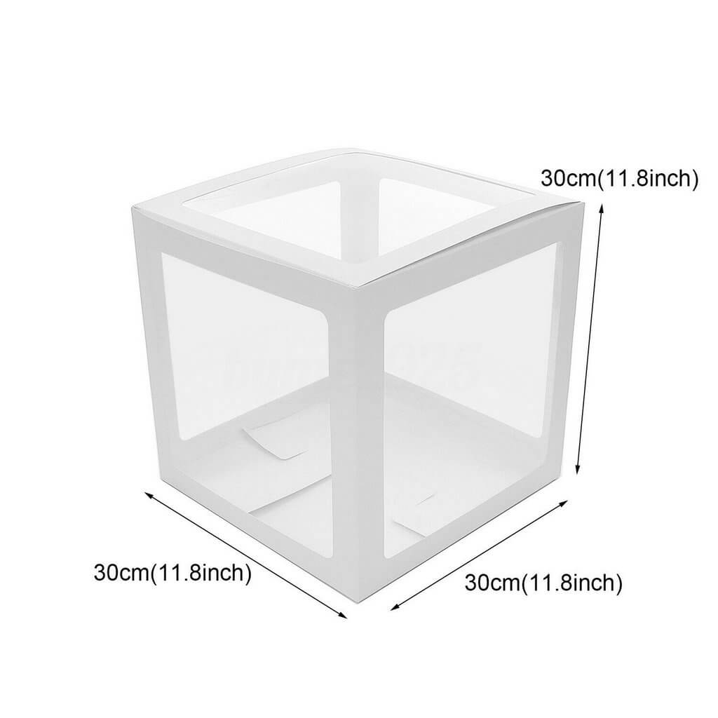 Clear Balloon Box / Block 4 box – Top Party Supplies, Hoppers Crossing ...